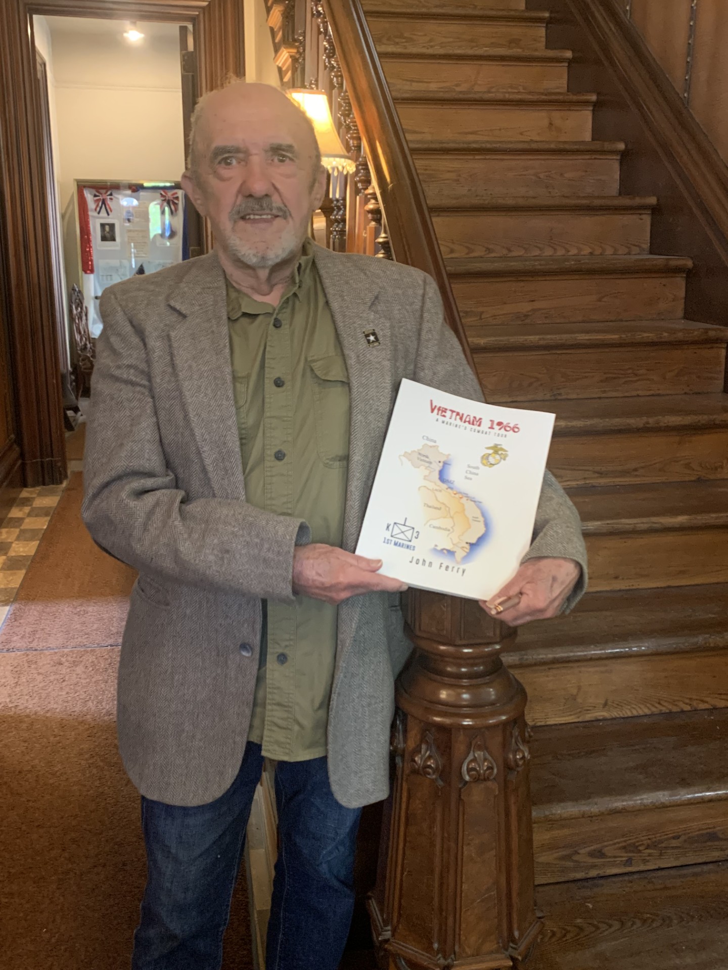 Battlefield to book: Author John Ferry shares his life and stories ...